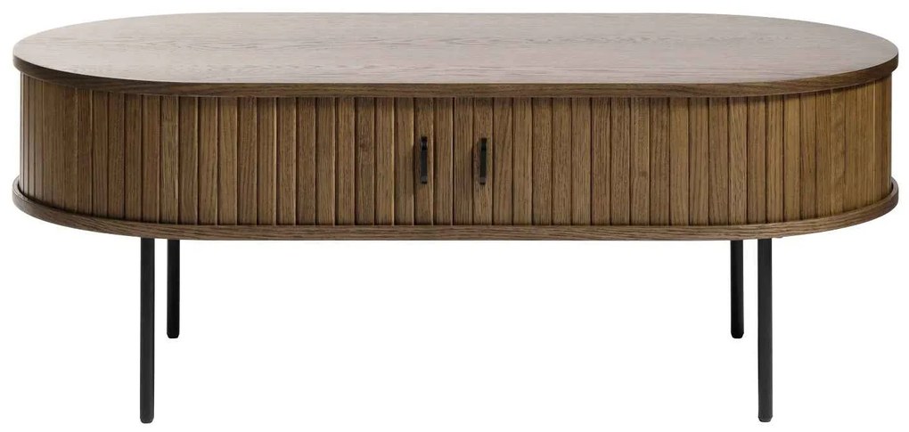 Designový konferenční stolek Vasiliy 120 cm kouřový dub