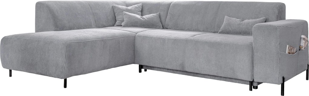 XXXLutz ROHOVÁ SEDAČKA, textil, světle šedá MID.YOU - Sedací soupravy - 001454003112