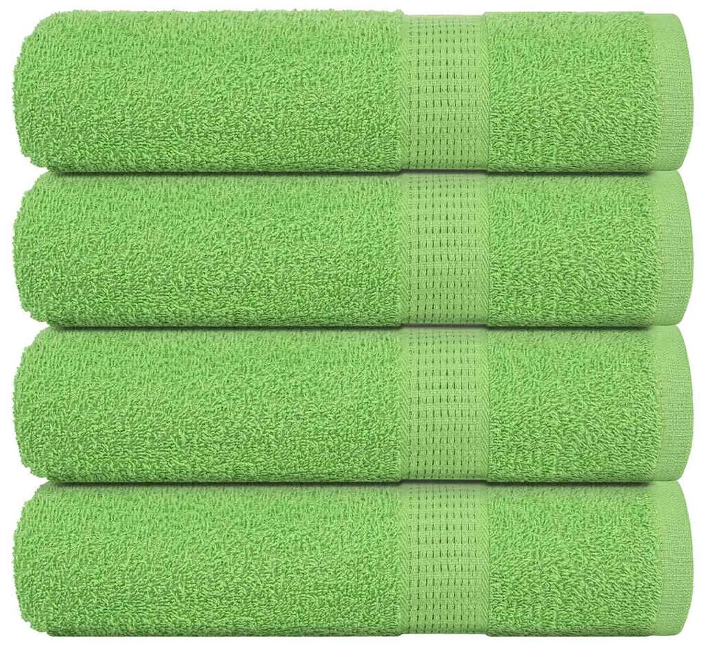 Ručníky do sprchy FROGN 4 ks jablečně zelené 70 x 140 cm 360 g/m² 137026