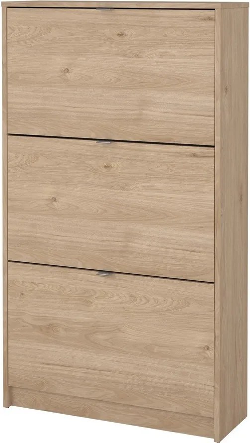 Výklopný botník v dekoru dubu v přírodní barvě 70x124x24 cm Shoes – Tvilum