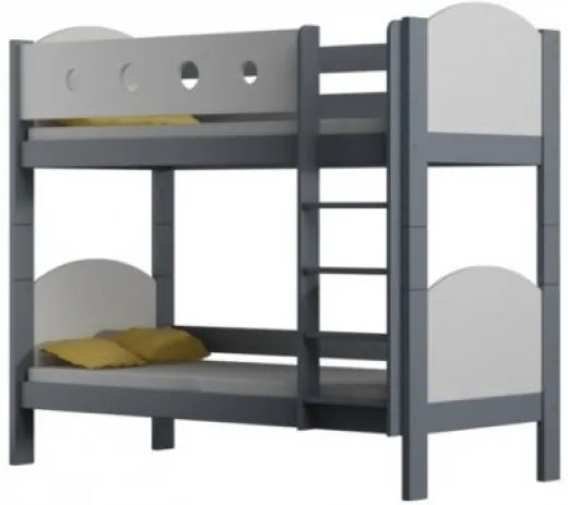 Abart Patrová postel Vašek 180/80 cm šedá