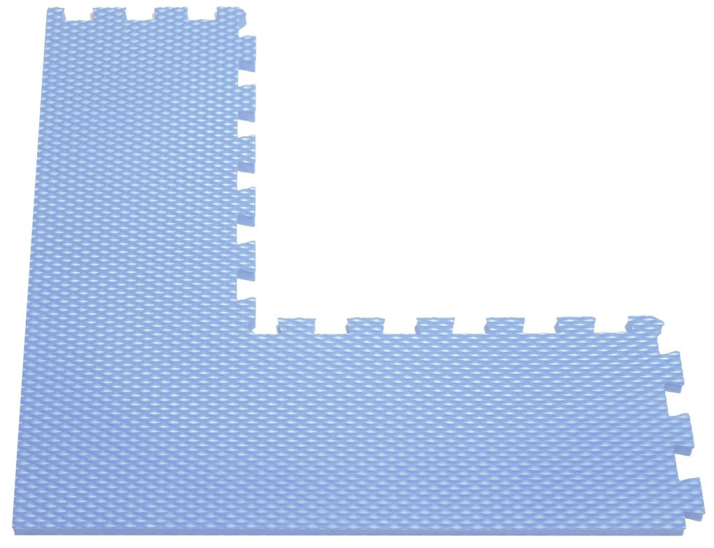 Okrajové díly k podlahám Minideckfloor Barva: 50 Modrá, Díl: Rohový