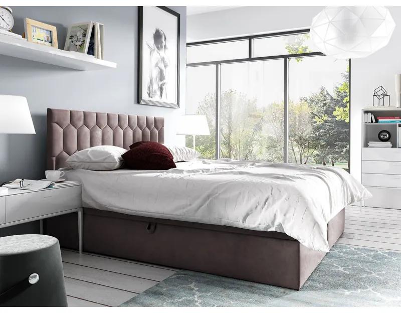 Kontinentální postel Borneo M24, Rozměr postele: 160x200, Barva:: Fresh 37
