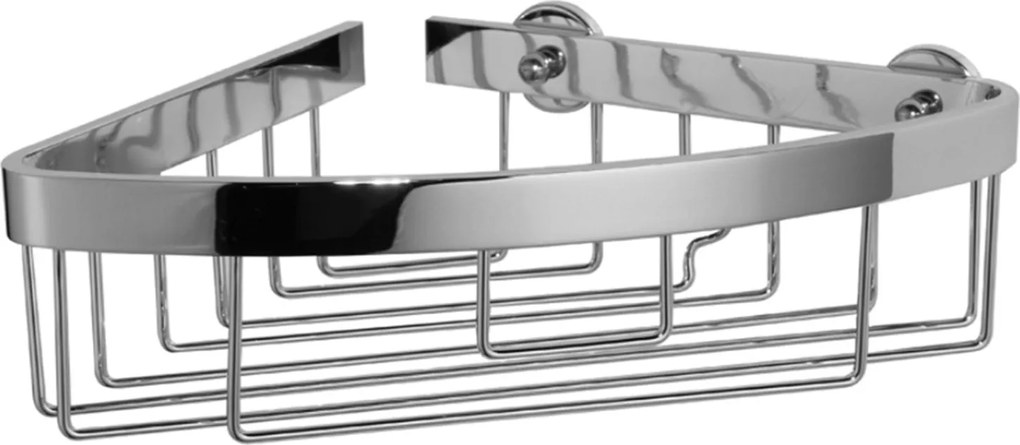 tesa Rohový košík do sprchy Aluxx malý, chrom, 87 x 205 x 210 mm