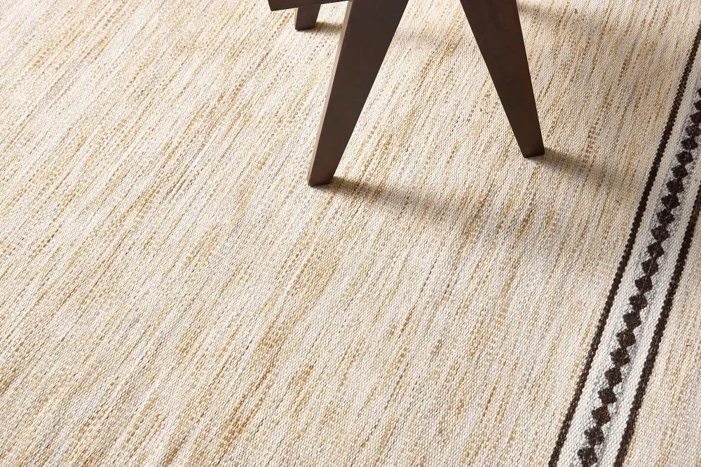Diamond Carpets koberce Ručně vázaný kusový koberec Biscuit DESP HL63 Ivory White - 120x170 cm