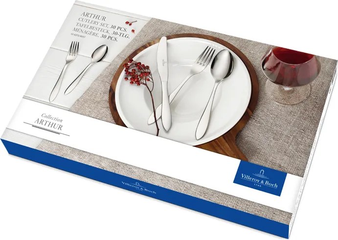 Villeroy&Boch Villeroy & Boch Arthur příborová sada, 30 ks, 44 × 28 × 5 cm
