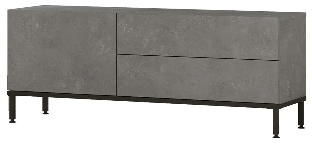 KALUNE DESIGN dřevěný TV stolek LIVA šedý 921YRD1110