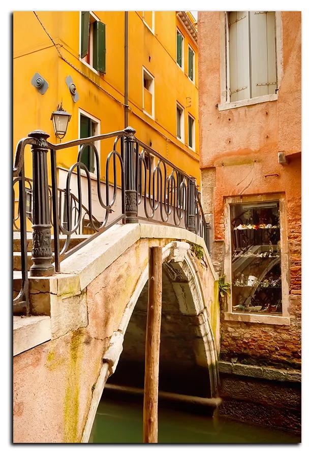Obraz na plátně - Malý most v Benátkách - obdélník 7115A (100x70 cm)
