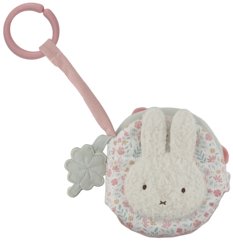 Little Dutch Závěsná textilní knížka králíček Miffy Lucky Blossom