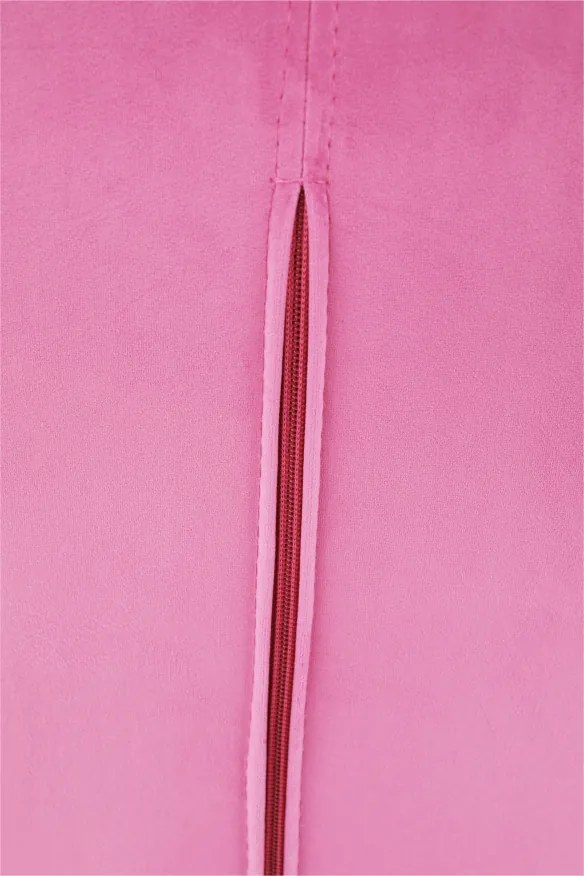 Designové otočné křeslo, růžová Velvet látka / černá, KOMODO