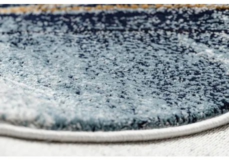 koberec EMERALD výhradní A0087 glamour, stylový kruhovýy modrý / zlato velikost 240x330 cm | krásné koberce cz