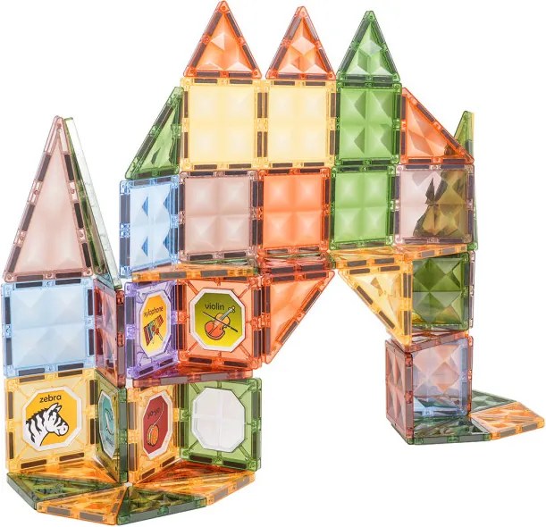 Magnetická stavebnice BLOCK MAGNETIC 3D, 85 dílků