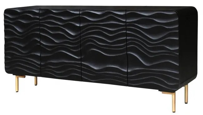 Massive home | Luxusní komoda Black lagoon mango 160cm