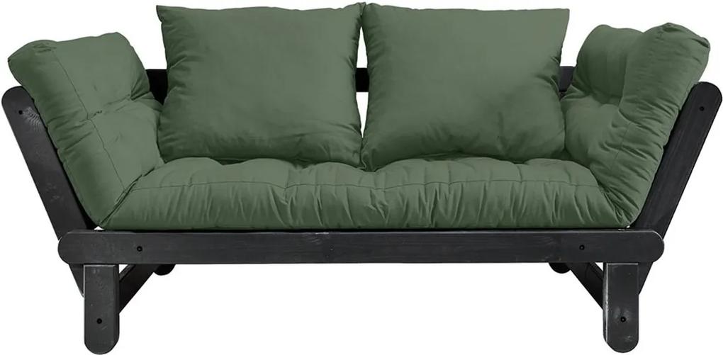  Variabilní pohovka Beat /Olive Green 77 × 162 × 80 cm KARUP DESIGN