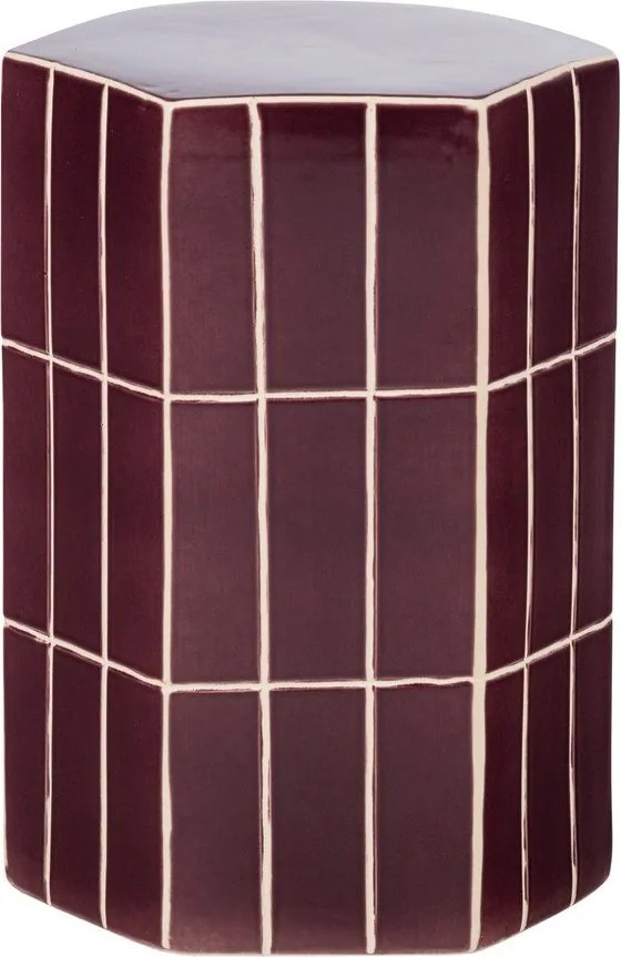 Keramický odkládací stolek 26x30 cm Plu – WOOOD