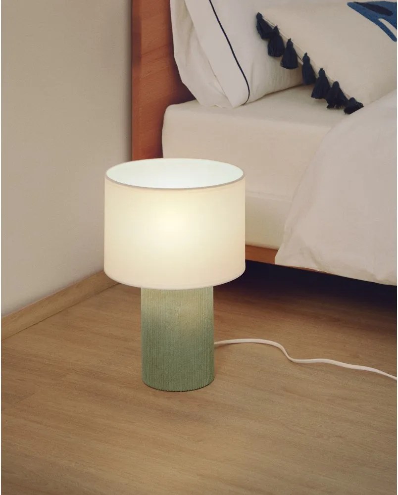 Bílá/tyrkysová dětská lampička Bianella – Kave Home