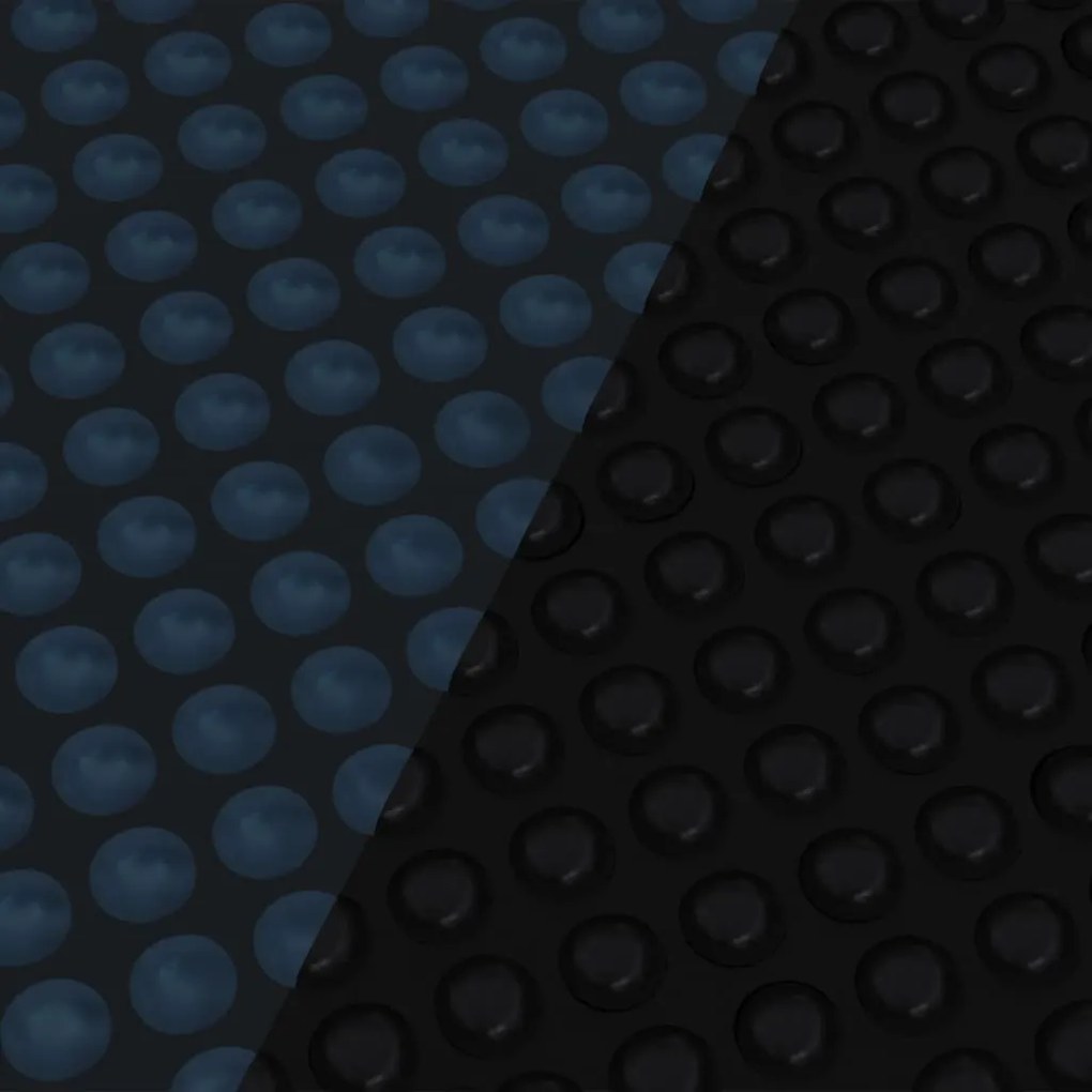 Plovoucí PE solární plachta na bazén 450 x 220 cm černo-modrá - Default Title