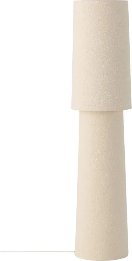 Krémová stojací lampa z materiálu bouclé (výška 119 cm) Philo – Ellos Home