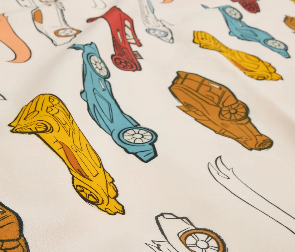 Tchibo - Dětské povlečení renforcé »Hot Wheels«, standardní velikost