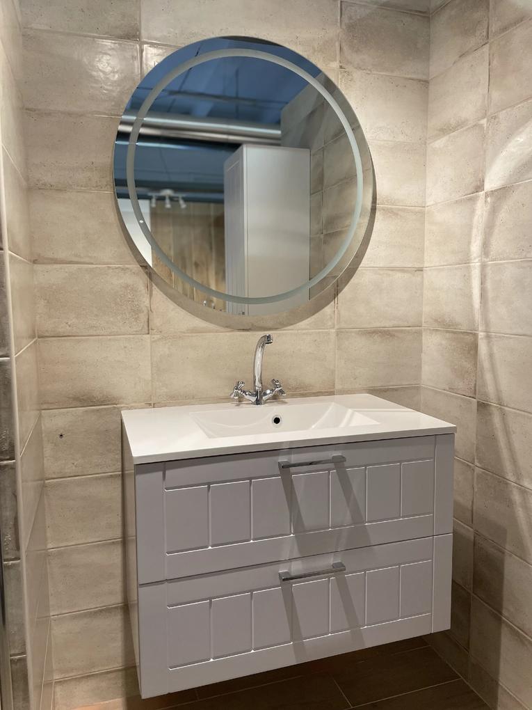 Kingsbath Arizona 80 koupelnové kulaté zrcadlo s LED podsvícením