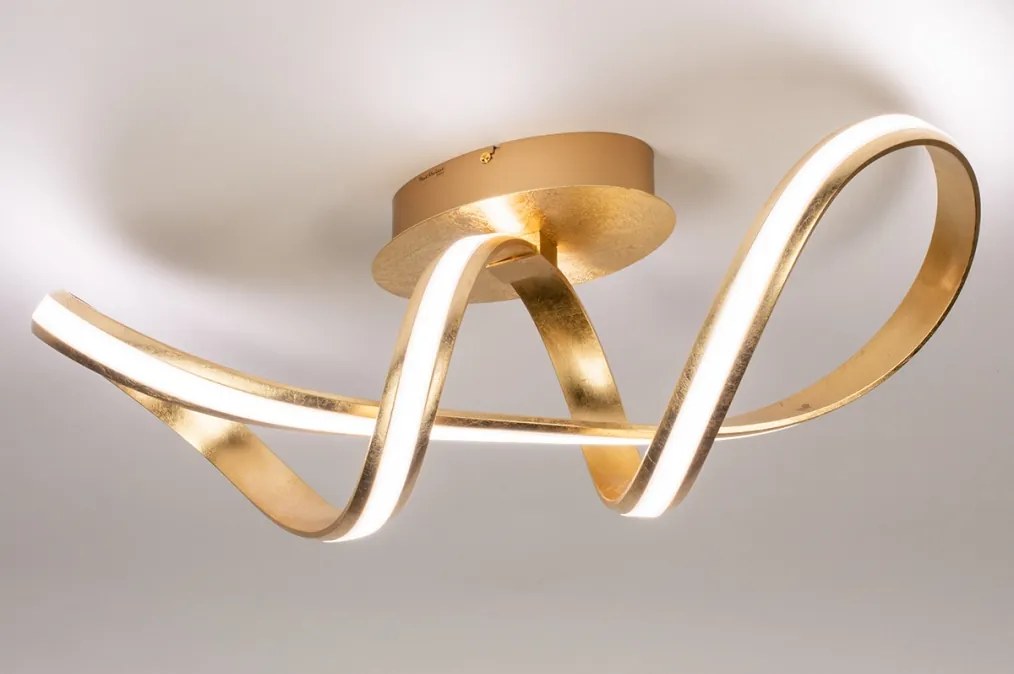 Stropní LED svítidlo do ložnice Manta Gold