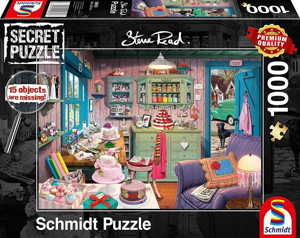 Puzzle schmidt secret puzzle babiččin pokoj 1000 dílků