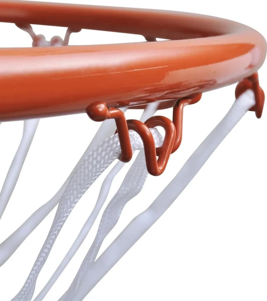 vidaXL Basketbalová obroučka 45 cm ocel [90498] Barva: Černá