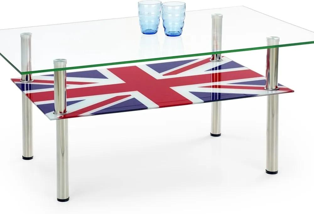 Halmar Konferenční stolek CLEOPATRA, UK (United Kingdom)/sklo