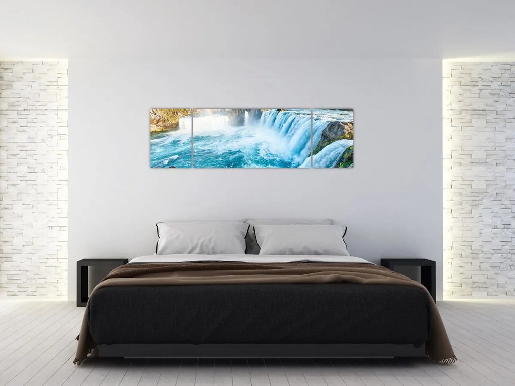 Obraz - Vodopády (170x50 cm)