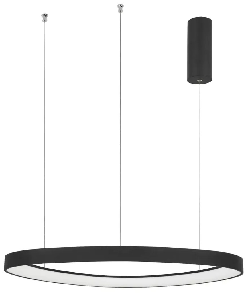 LED lustr Esteva 65 černé