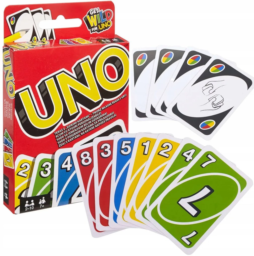 MATTEL HRA Uno karty Get Wild nové *SPOLEČENSKÉ HRY* 25w2085