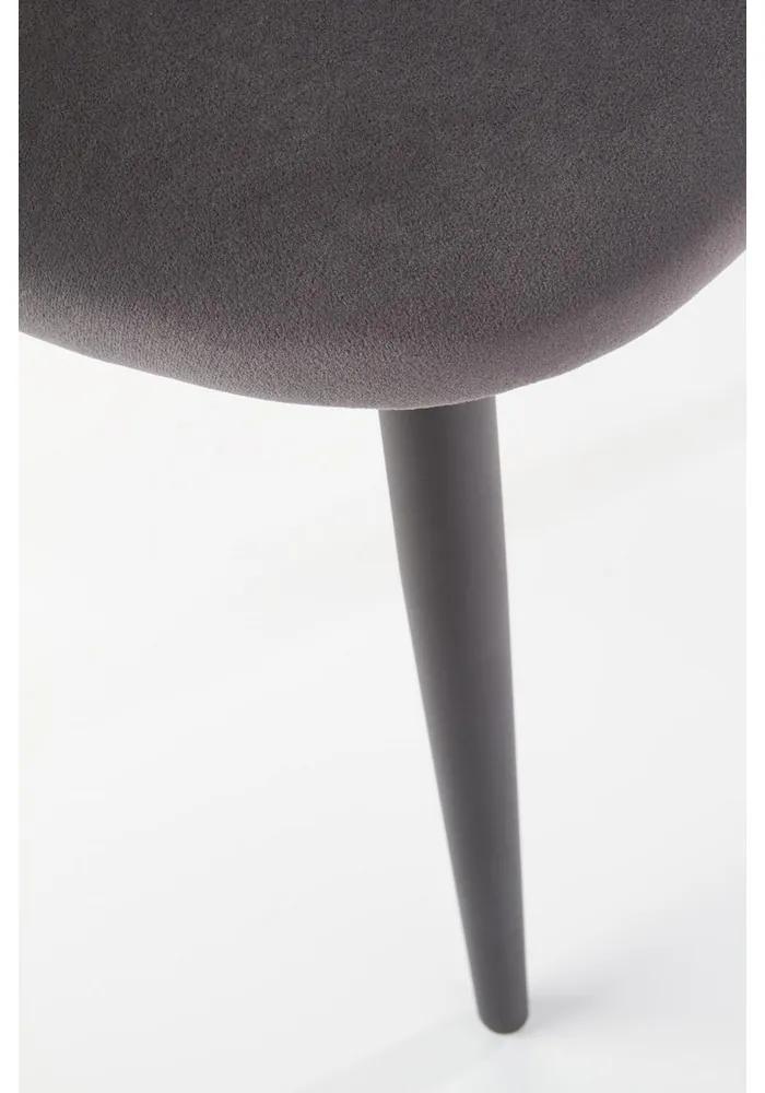 Jídelní židle Gema, šedá / černá
