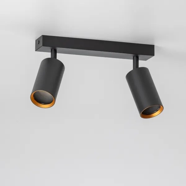 Brilagi - LED RGBW Stmívatelné bodové svítidlo SELE 2xGU10/4,8W/230V černá/zlatá