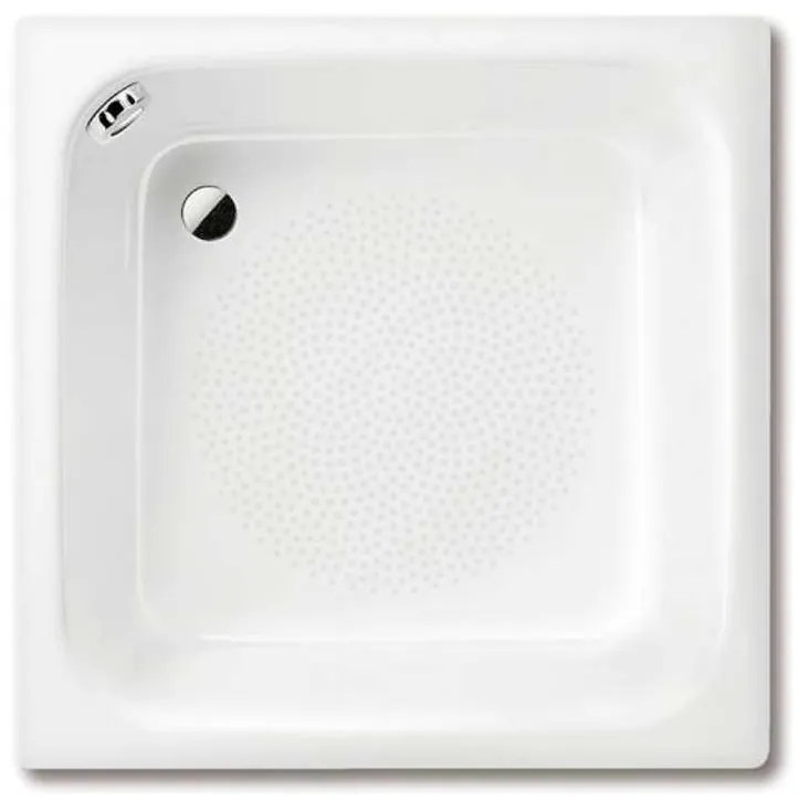 Kaldewei Advantage - Čtvercová sprchová vanička Sanidusch 495, 80x80x25 cm, bílá - sprchová vanička, antislip, Perl-Effekt, bez polystyrénového nosiče 332030003001