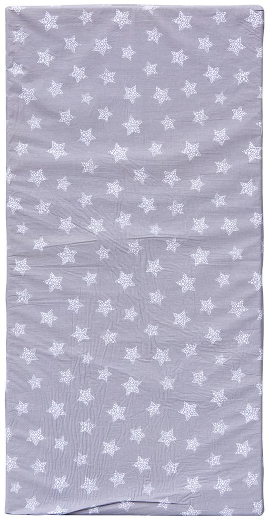 Molitanová matrace do postýlky Scarlett Hvězdička - šedá, 120 x 60 x 6 cm