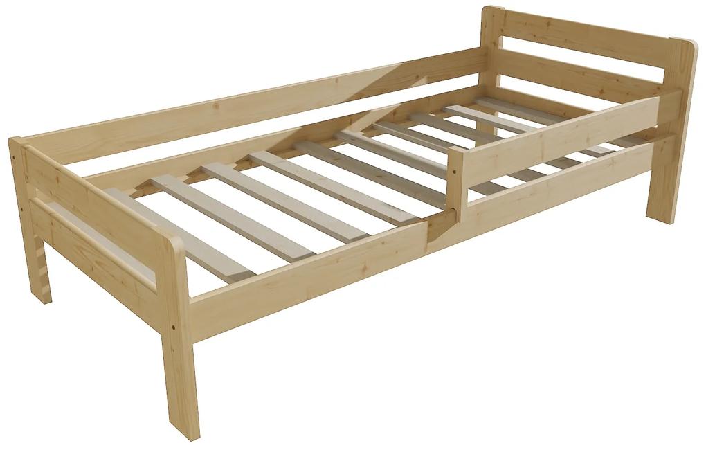 Vomaks Dětská postel se zábranou VMK002C KIDS Rozměr: 80 x 160 cm, Barva: barva šedá