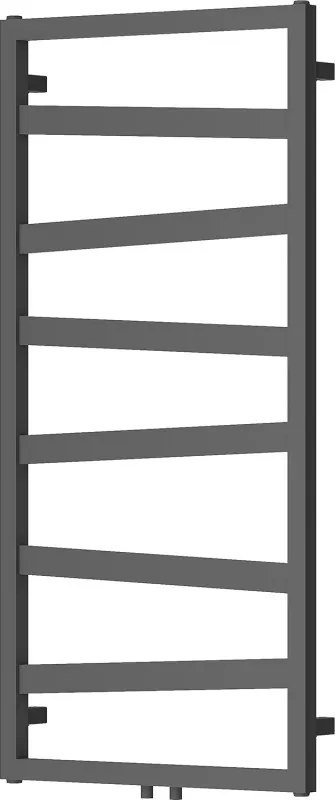 Mexen, Mexen Zoom dekorativní koupelnový radiátor 1100 x 530 mm, 376 W, antracit - W130-1100-530-00-66