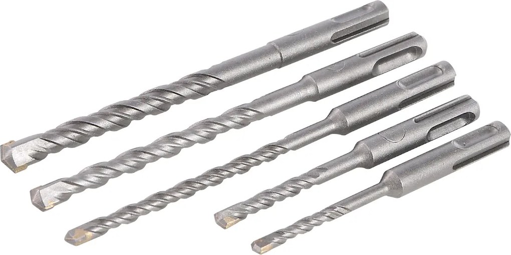 Vrtáky SDS Plus 5 ks Silverline 930164