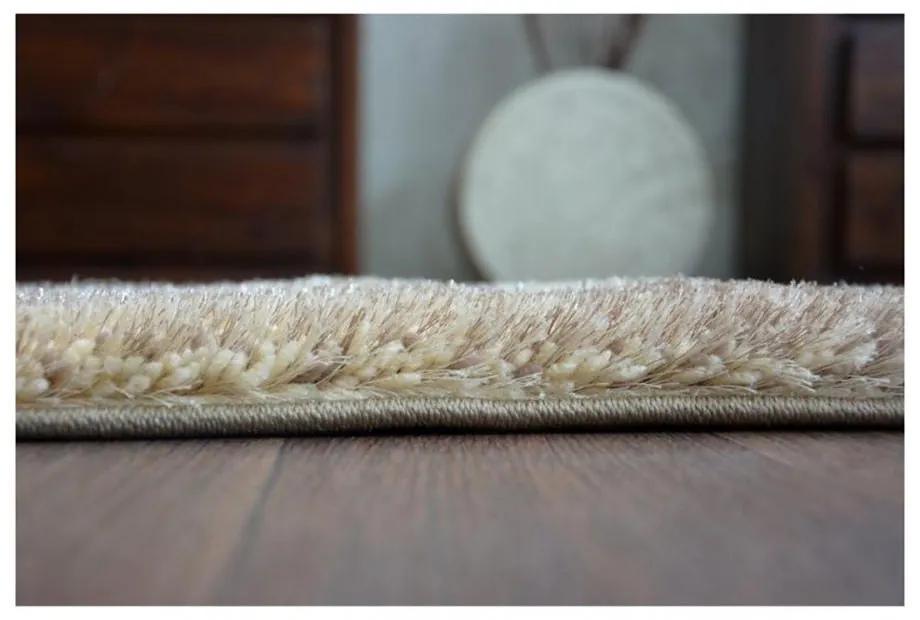Luxusní kusový koberec Shaggy Rose béžový 80x150cm