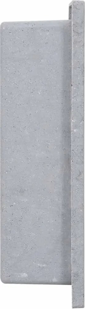 Nika do sprchového koutu matná šedá 41 x 36 x 10 cm 151389