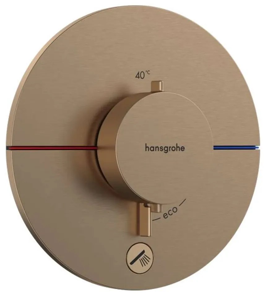 Hansgrohe ShowerSelect Comfort - Termostatická baterie pod omítku, kartáčovaný bronz 15562140
