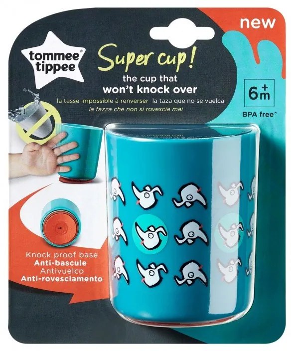 Tommee Tippee Hrníček SUPER CUP 190 ml 6+ modrá