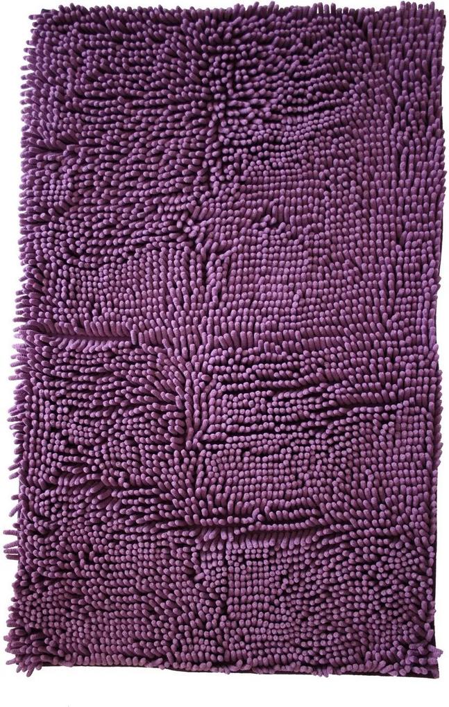 BO-MA koberce Protiskluzová koupelnová předložka RASTA MICRO fialová - 50x80 cm