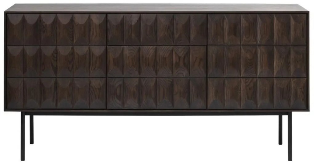 Designová komoda Kimora - 3 skříňky