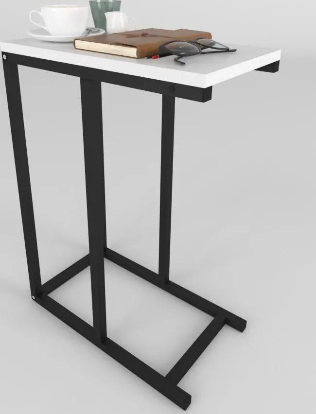 Casarredo - Komfort nábytek Odkládací příruční stolek PAOLINI bílá