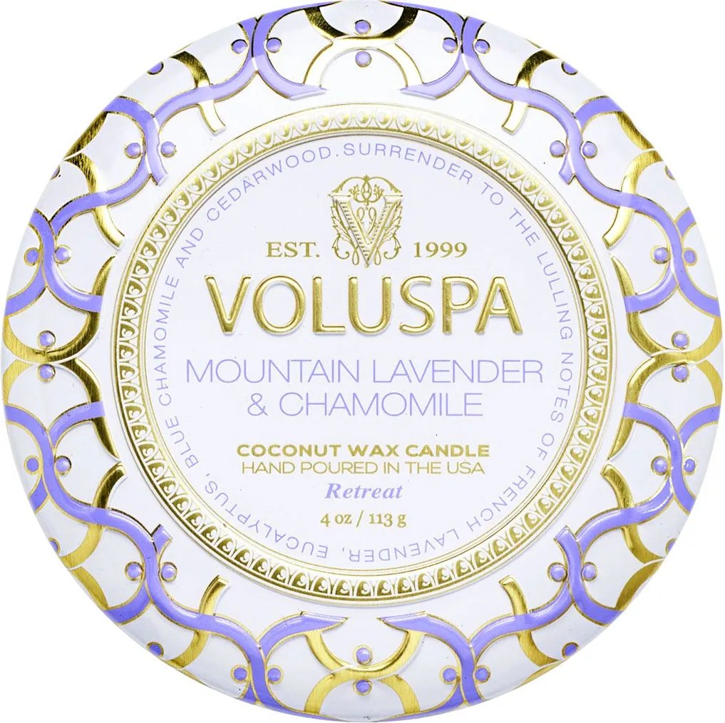 Voluspa svíčka Mountain Lavender & Chamomile, 113 g