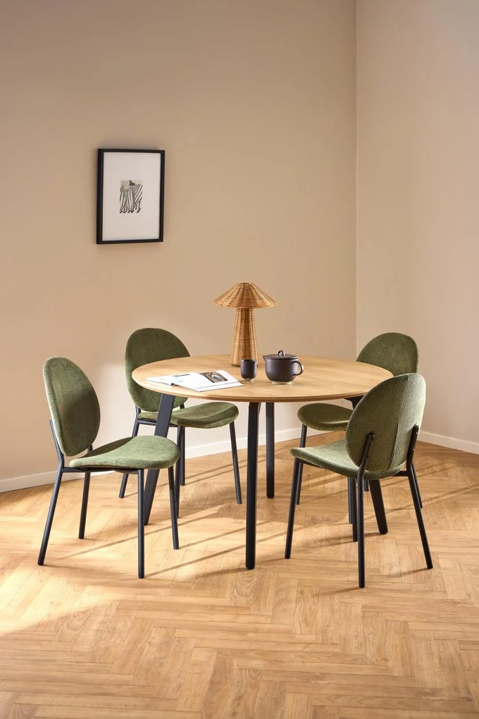 ACTONA GROUP Jídelní sestava CADIZ zelená Ø120x75 cm H000025041