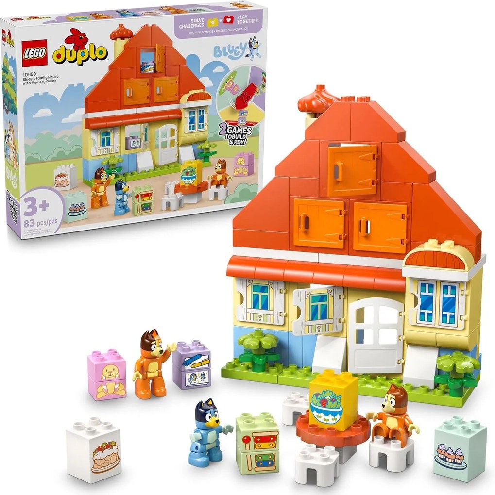 Lego duplo 10459 dům bluey a paměťová hra 5702017816746