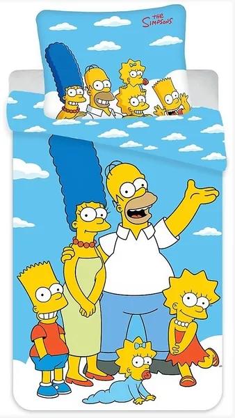 Jerry Fabrics povlečení bavlna Simpsons Family &quot;Clouds&quot;  02 140x200+70x90 cm
