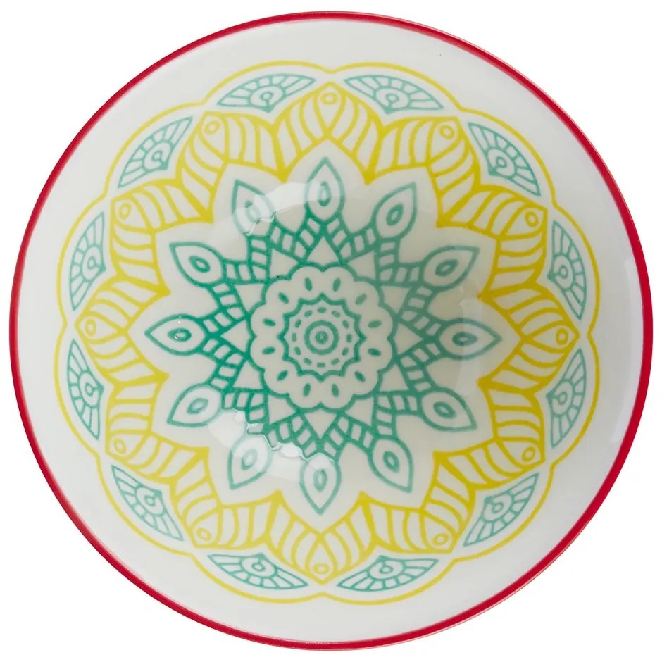 ORNAMENTS Miska 240 ml - žlutá/zelená